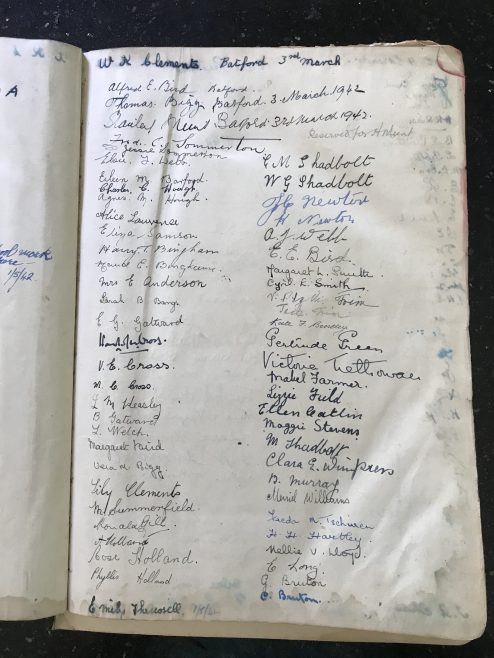 Bible presented to Batford Methodist Church on re-opening after WW2 ...