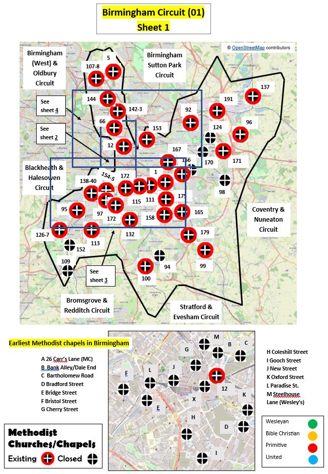 Birmingham District: past and present chapels of the connexion | Past ...