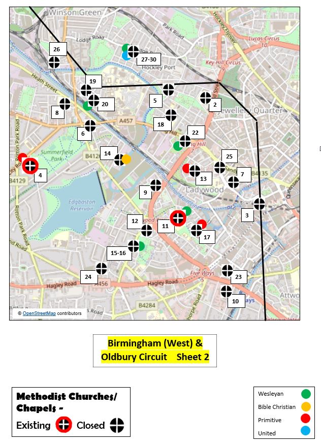 Birmingham District: past and present chapels of the connexion | Past ...