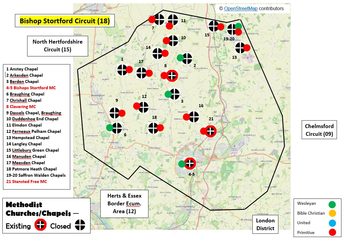 Beds, Essex and Herts District: past and present chapels of the ...
