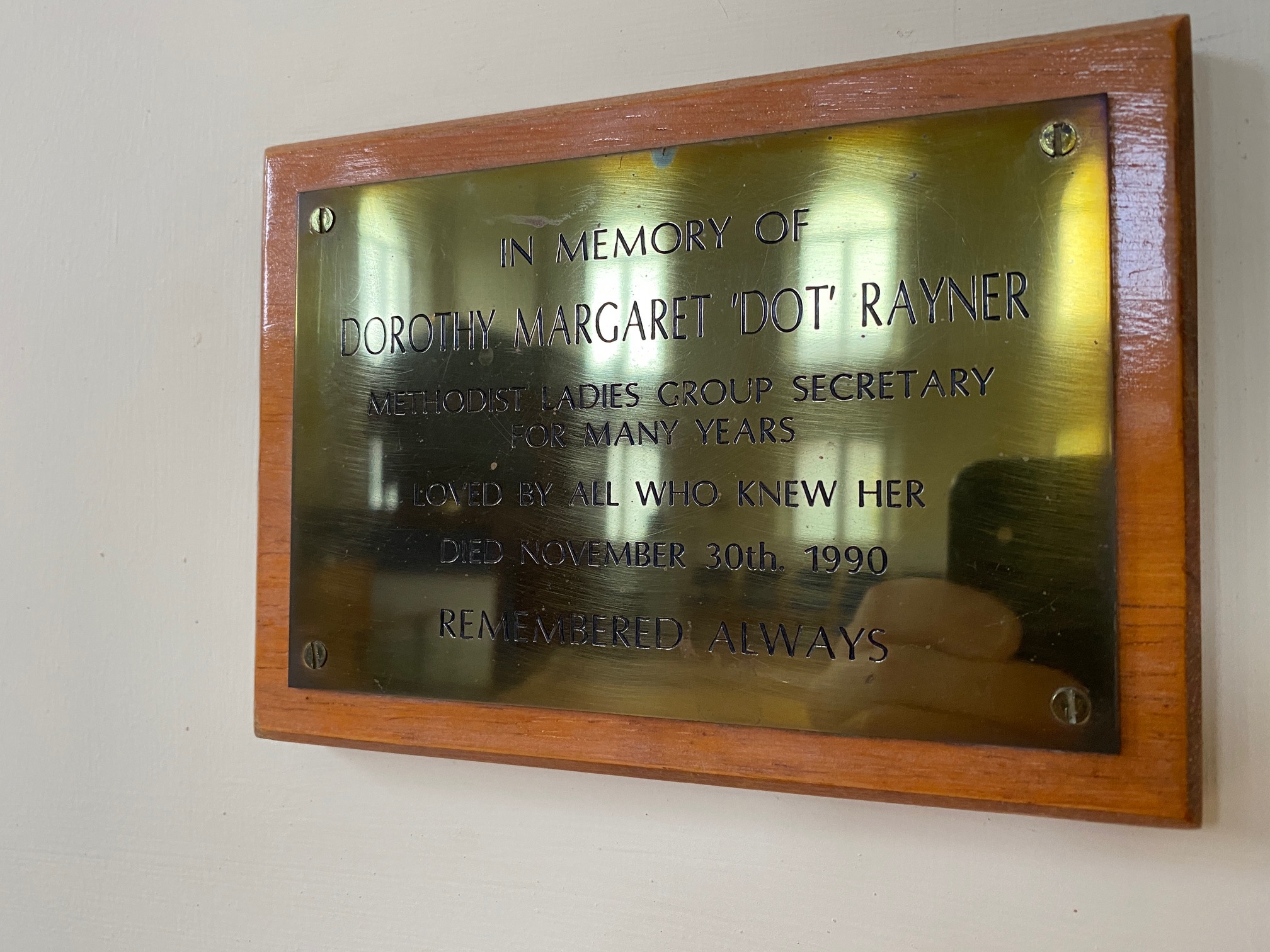 Memorial plaques from Markyate Methodist Church | Memorabilia and ...