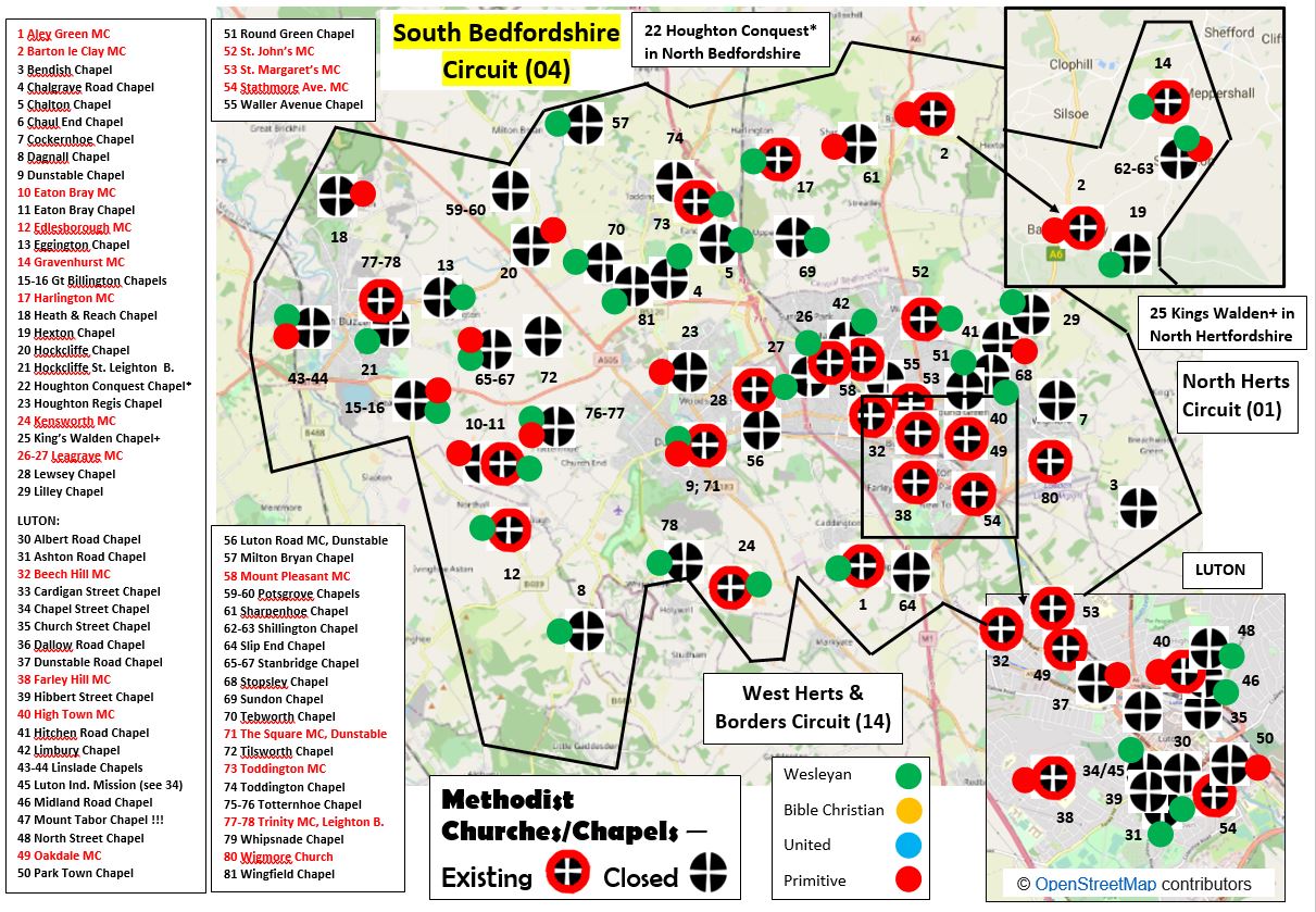 Beds, Essex and Herts District: past and present chapels of the ...
