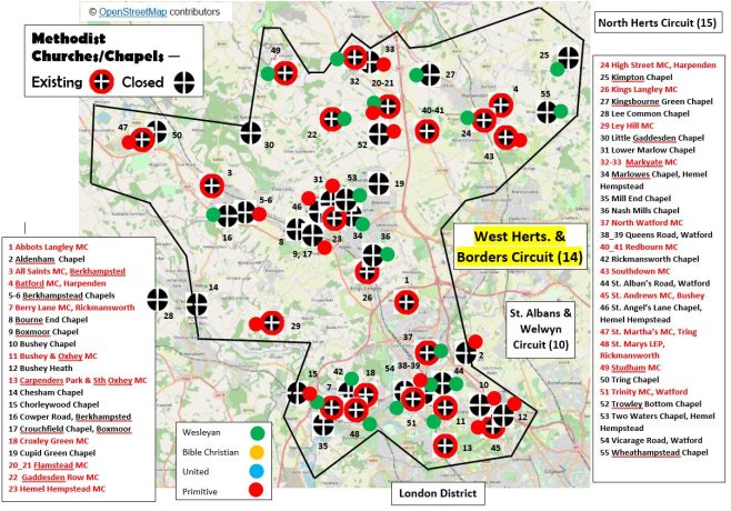 Beds, Essex and Herts District: past and present chapels of the ...