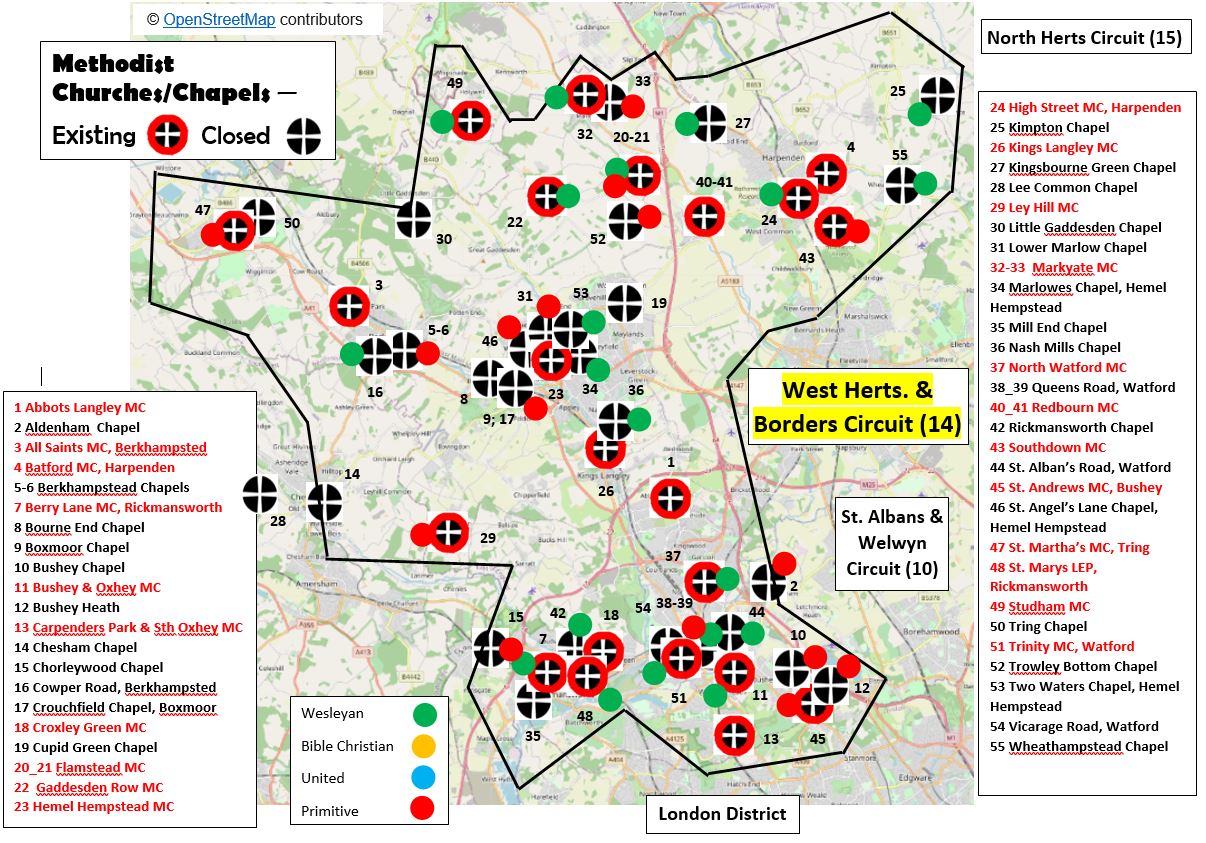 Beds, Essex and Herts District: past and present chapels of the ...