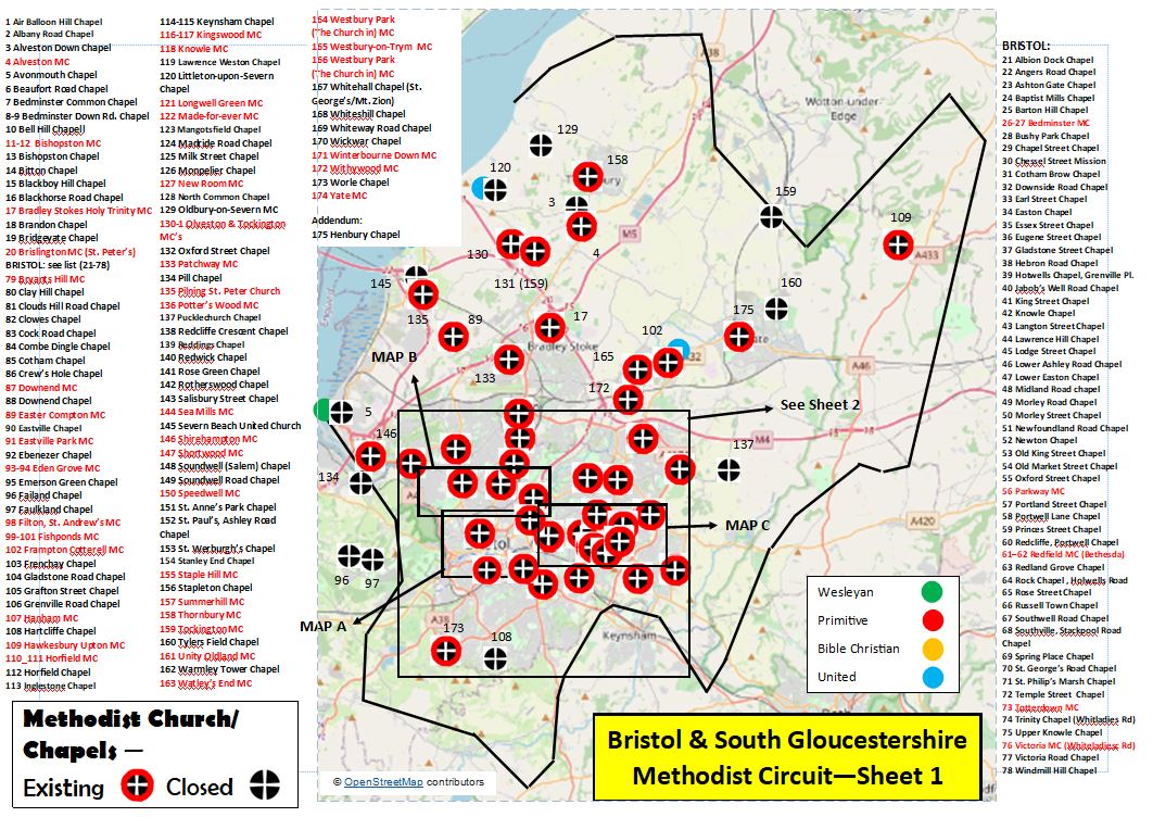 Bristol 1 District: past and present chapels of the connexion | Past ...