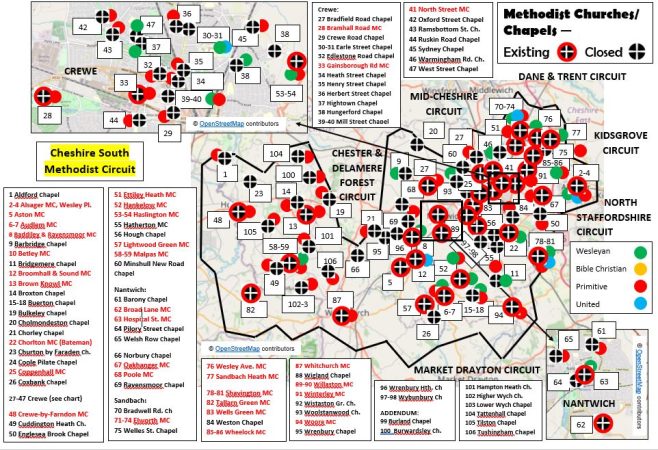 Chester & Stoke-on-Trent District: past and present chapels of the ...