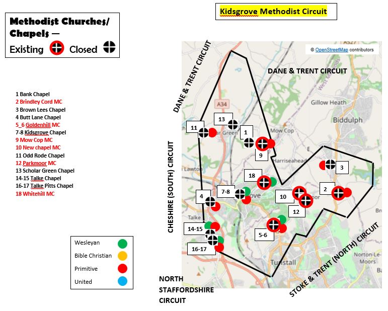 Chester & Stoke-on-Trent District: past and present chapels of the ...