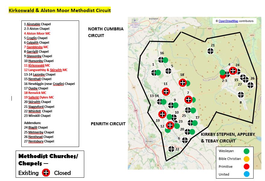 Cumbria District: past and present chapels of the connexion | Past and ...