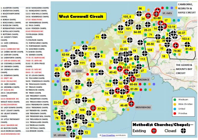 Cornwall & Isles of Scilly District: past and present chapels of the ...