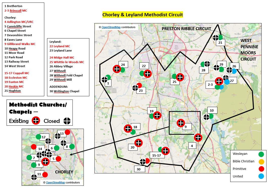 Lancashire District: past and present chapels of the connexion | Past ...