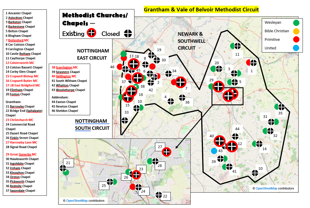 Nottingham District: past and present chapels of the connexion | Past ...