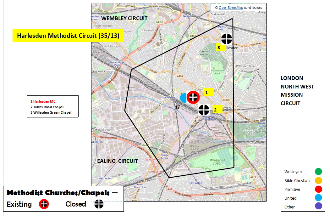 London District: circuits G - O: past and present chapels of the ...