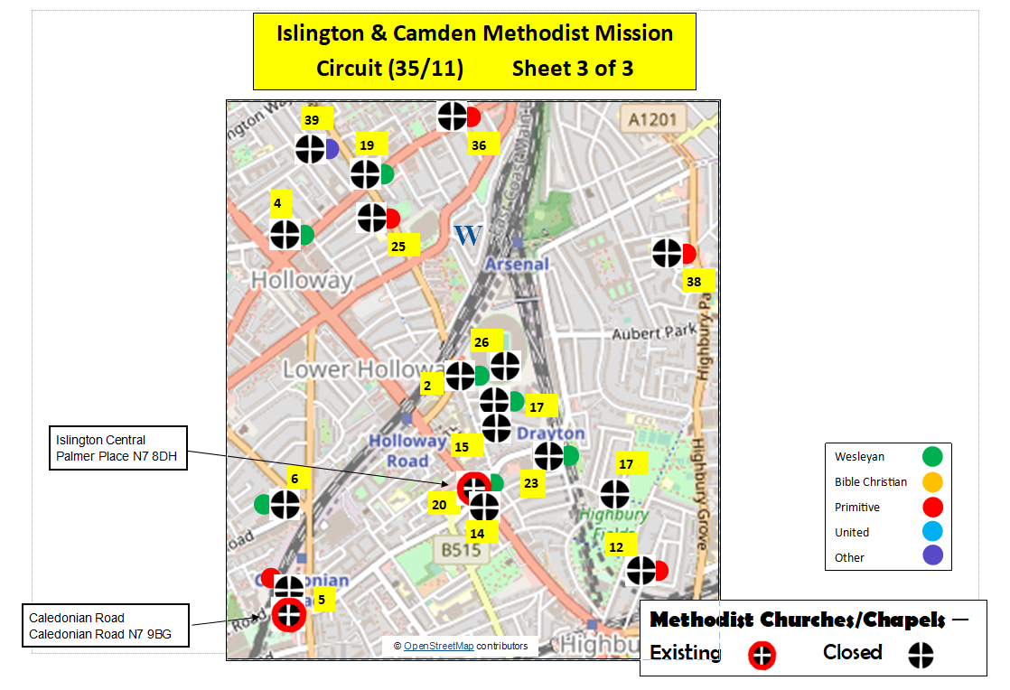London District: circuits G - O: past and present chapels of the ...