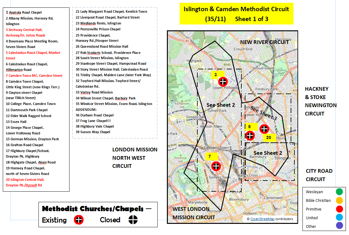 London District: circuits G - O: past and present chapels of the ...