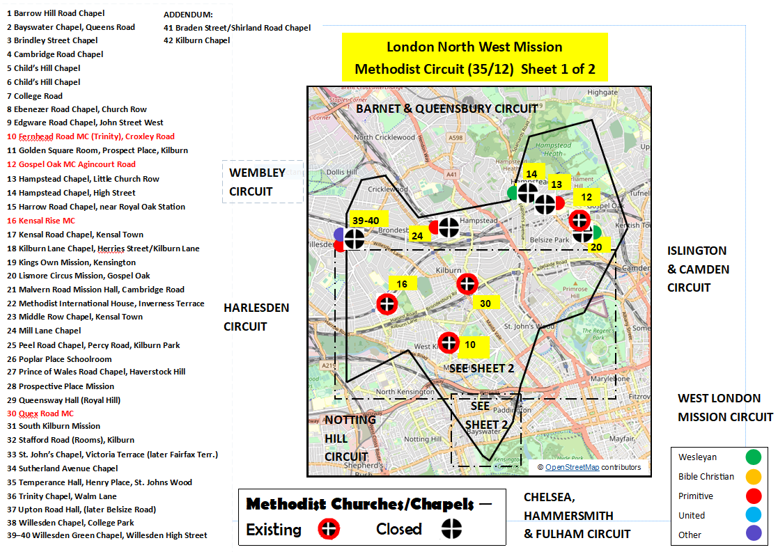 London District: circuits G - O: past and present chapels of the ...