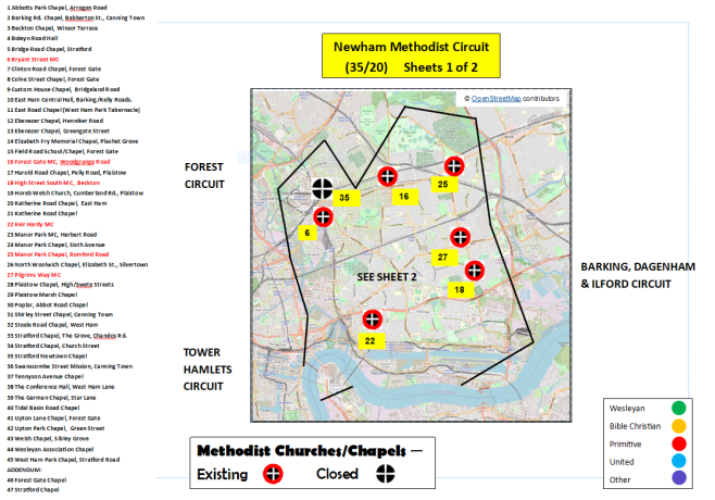London District: circuits G - O: past and present chapels of the ...