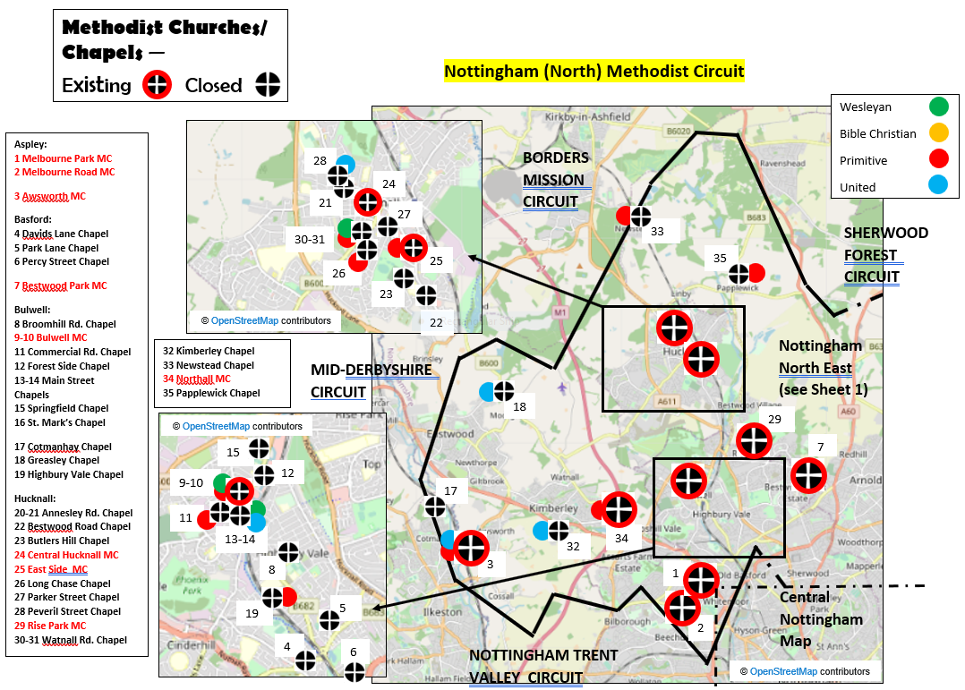 Nottingham District: past and present chapels of the connexion | Past ...