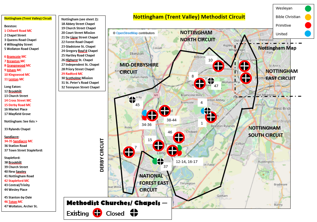 Nottingham District: past and present chapels of the connexion | Past ...