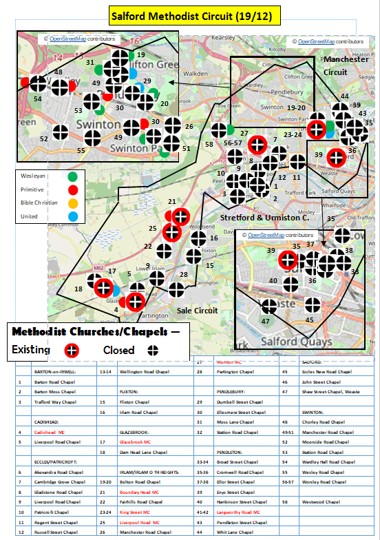 Manchester District: past and present chapels of the connexion | Past ...