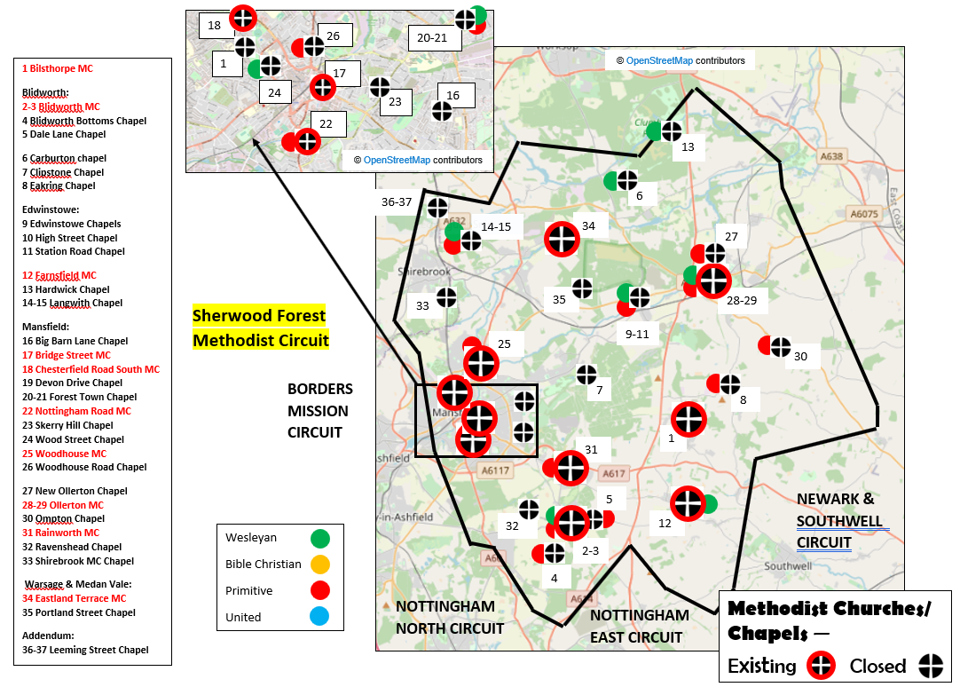 Nottingham District: past and present chapels of the connexion | Past ...