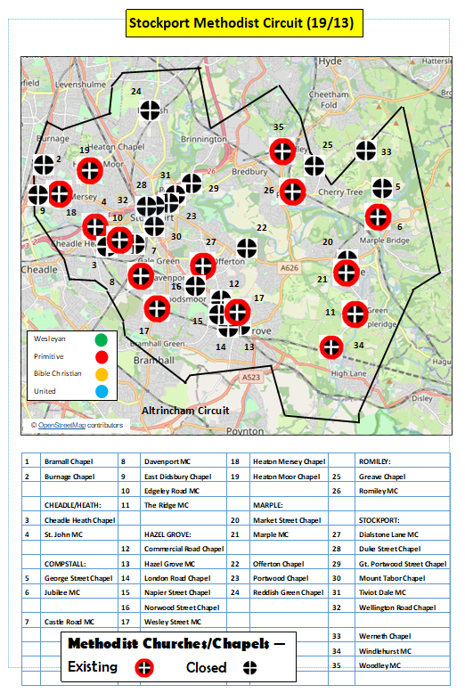 Manchester District: past and present chapels of the connexion | Past ...