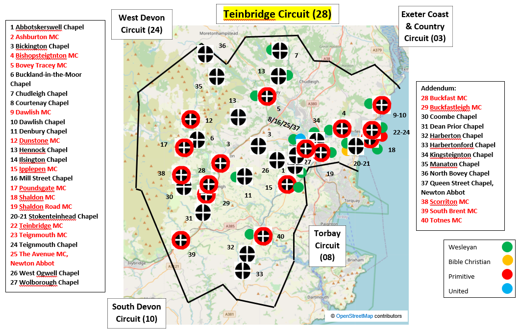 Plymouth and Exeter District: past and present chapels of the connexion ...