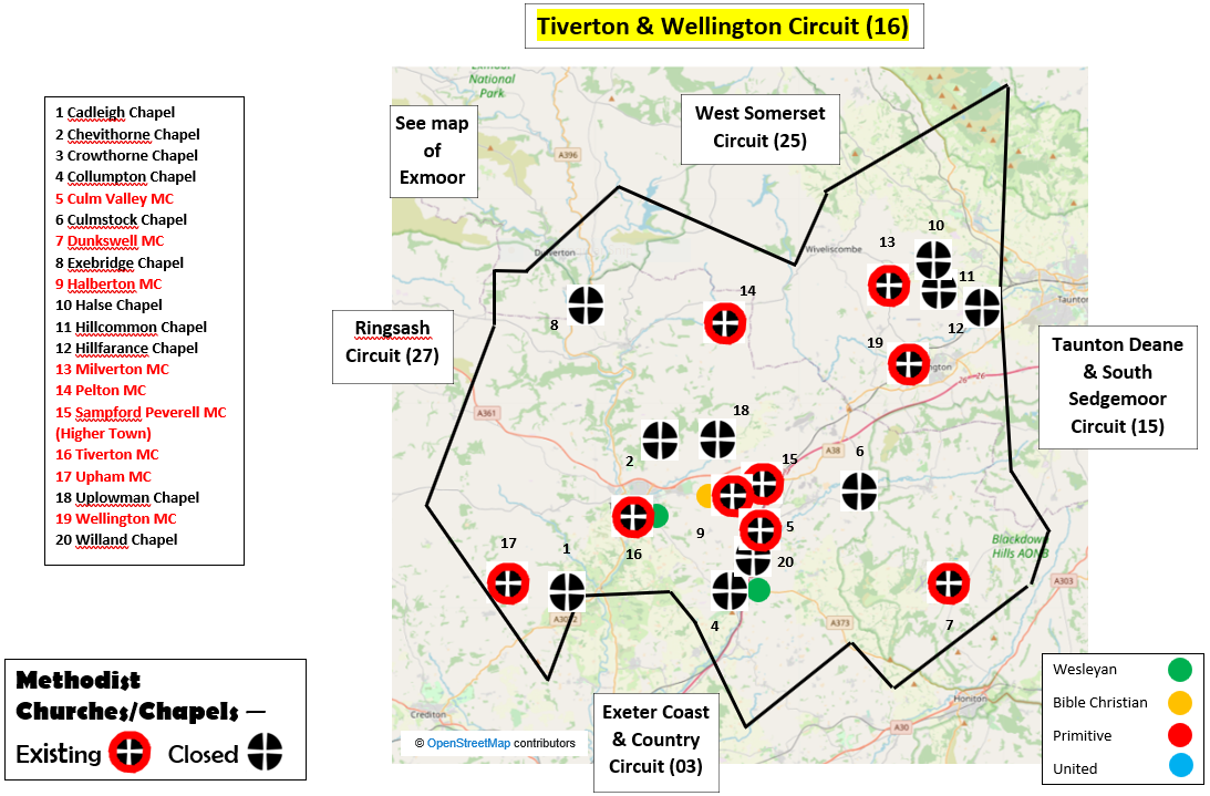 Plymouth and Exeter District: past and present chapels of the connexion ...