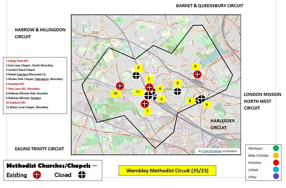 London District: circuits P - Z: past and present chapels of the ...