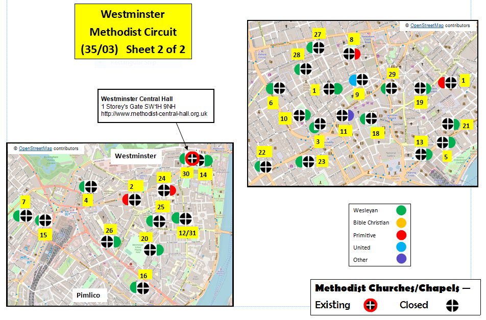 London District: circuits P - Z: past and present chapels of the ...