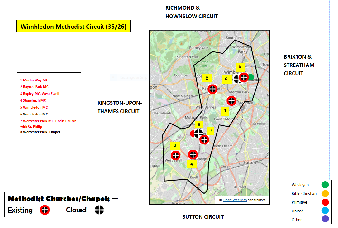 London District: circuits P - Z: past and present chapels of the ...