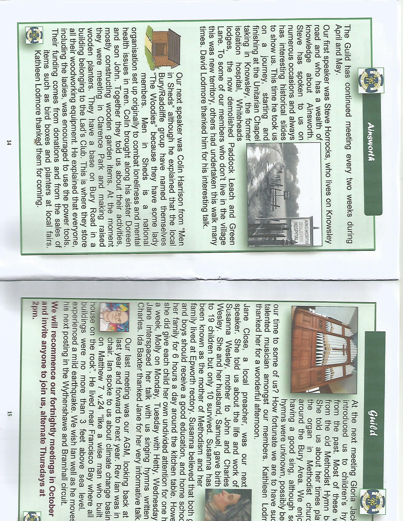 Ainsworth Methodist Church, Wesley Guild | Church Events, Wesley Guilds ...