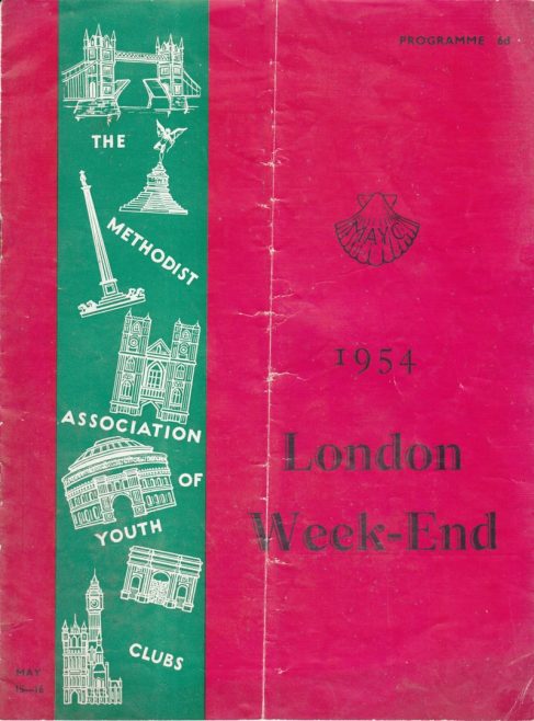MAYC London weekend 1954 | MAYC and other Youth Groups | My Methodist ...